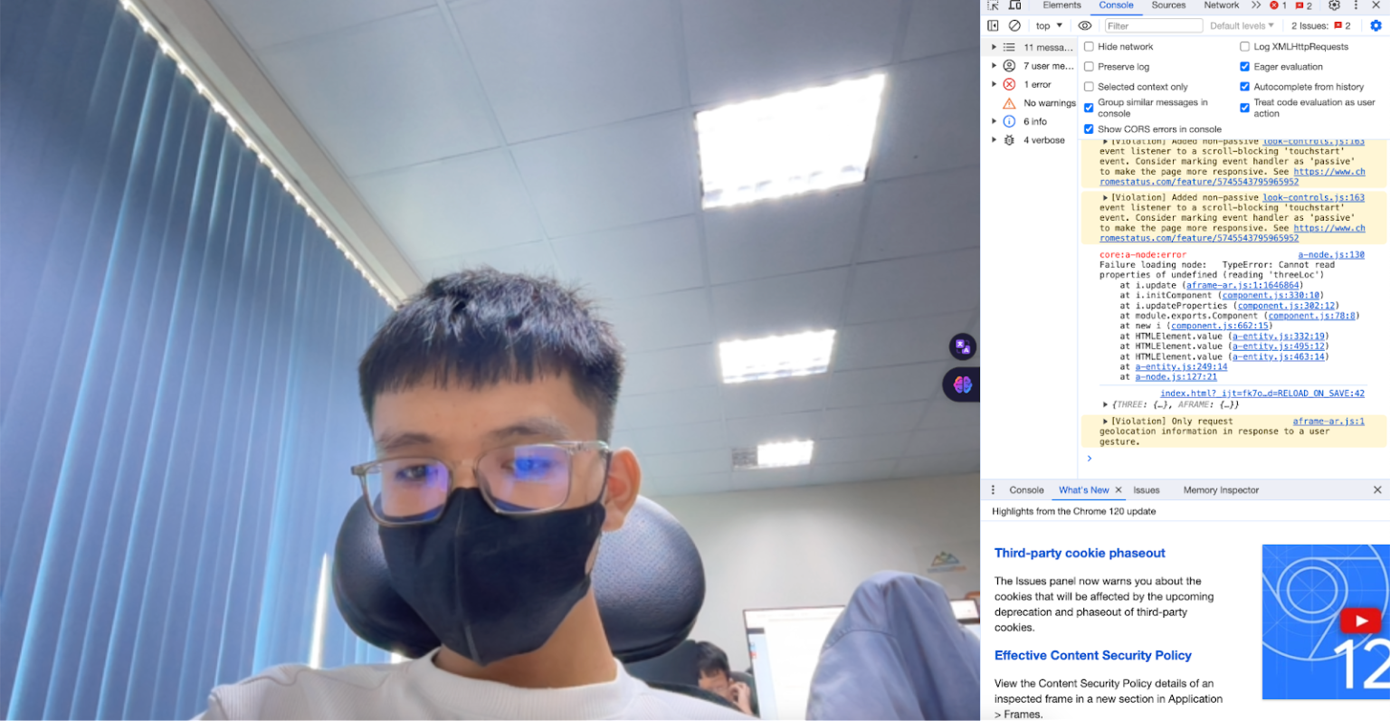 Ar.jsとA-Frameを使ったロケーションベースのプログラミングの手順を説明します。 ⋆ ONETECH Blogs